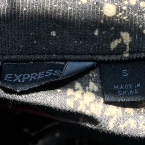 Express | Jackets & Coats | Express Bleach Gray Corduroy Crop Jean ...
